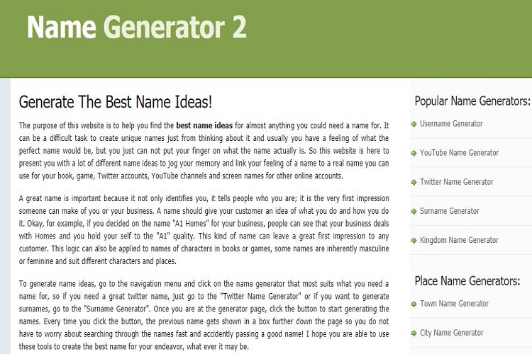 Random youtube name generator - senkool